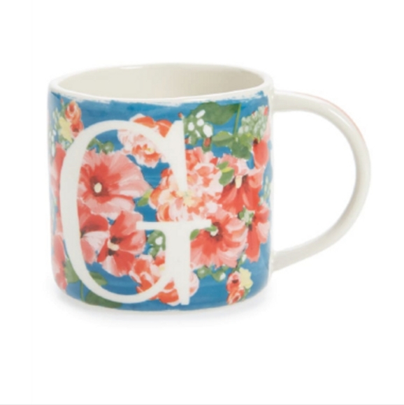 Anthropologie | Dining | Anthropologie X Rifle Paper Co Letter G Mug ...